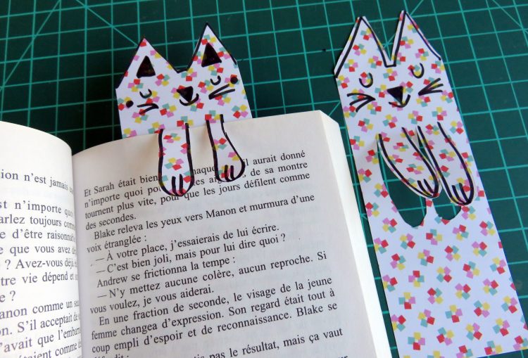 Diy Bookmark - Tuto Marque-pages en papier, origami et découpage