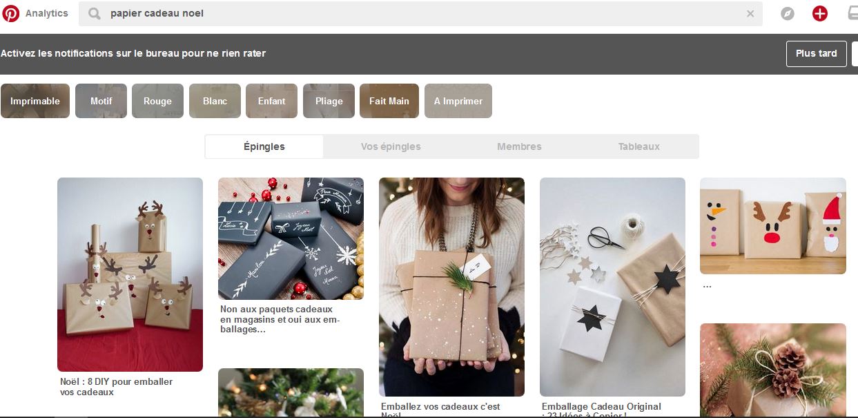 Idées pour les fêtes, pour Noël... sur Pinterest, comment chercher?